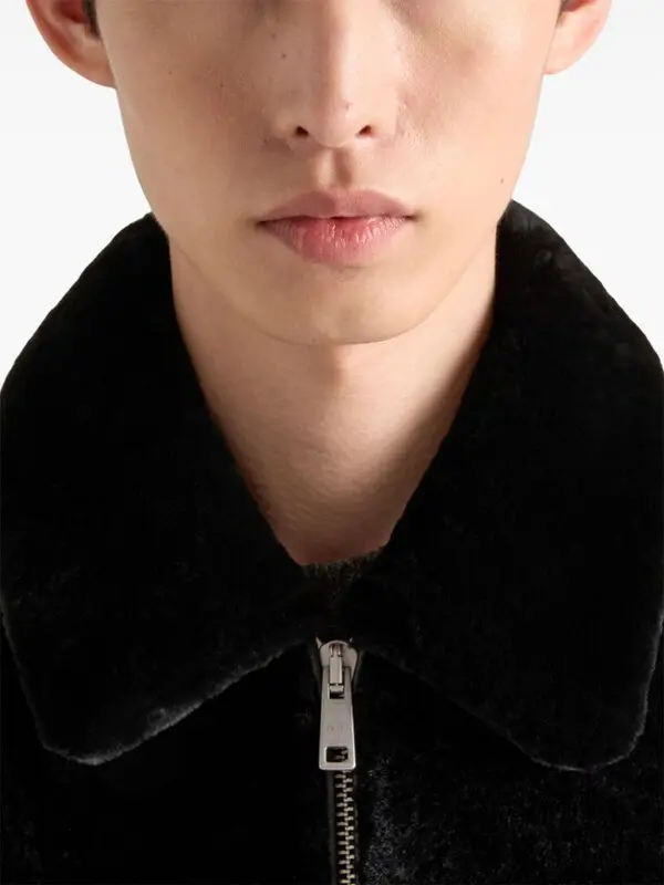 Prada Shearling Bomber Jacket