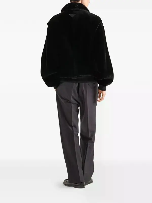 Prada Shearling Bomber Jacket