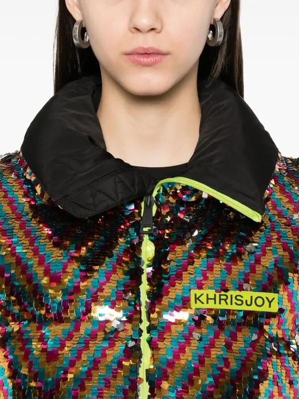 Khrisjoy Paillete-embellished Ski Gilet