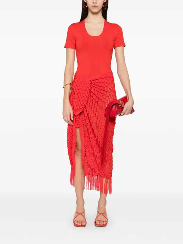 Simkhai Drew Bodysuit - Red