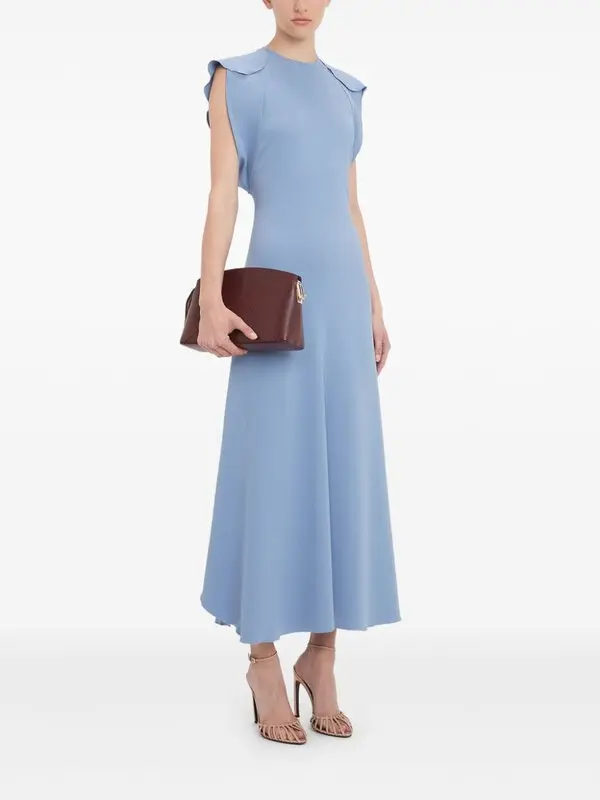 Victoria Beckham Cap-sleeve Midi Dress