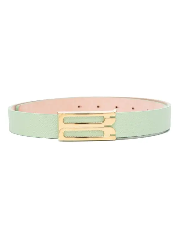 Victoria Beckham Leather Belt - Green