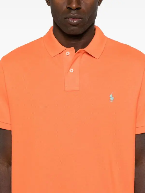 Polo Ralph Lauren Polo Pony-embroidered Polo Shirt - Orange