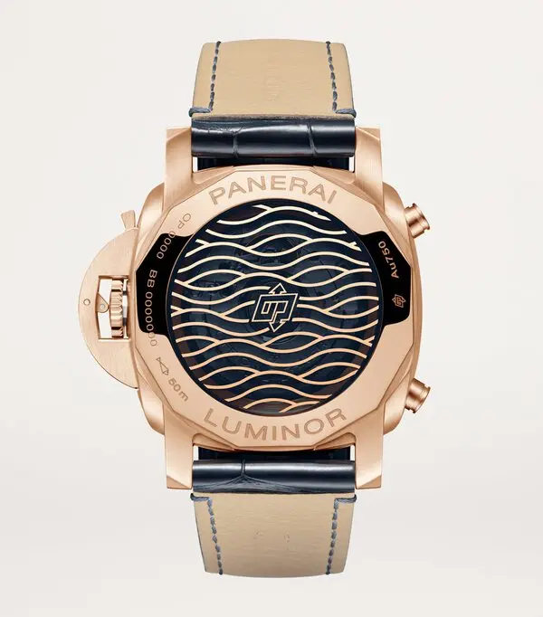 Panerai Goldtech Luminor Chrono Watch - Blue