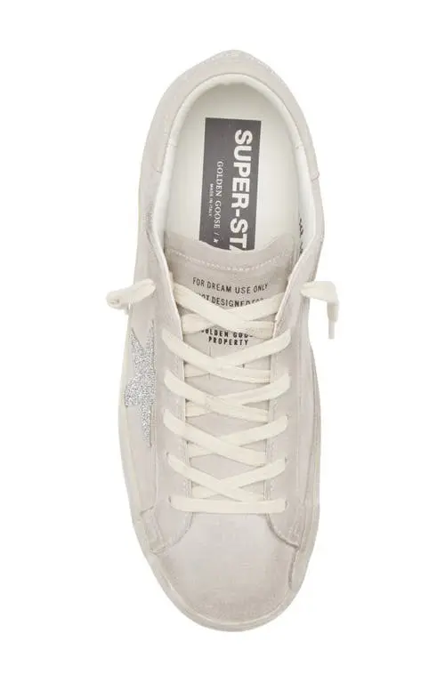 GOLDEN GOOSE Super-star Low-top Sneakers - Grey/ Silver