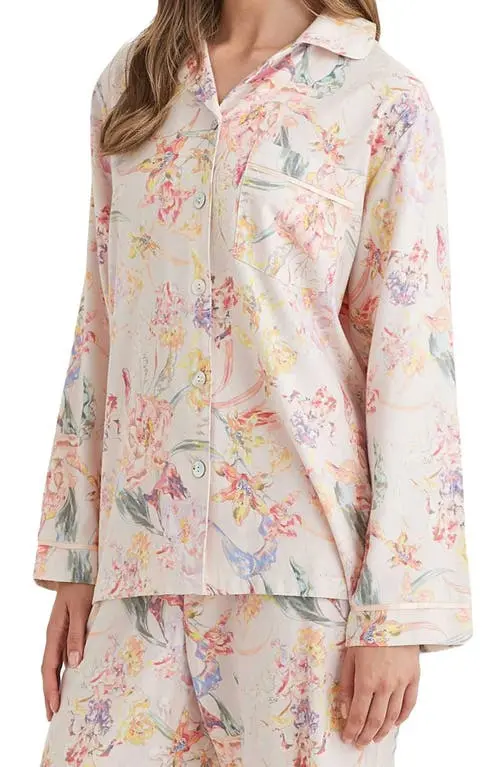 PAPINELLE Bailey Cozy Floral Cotton Blend Pajamas