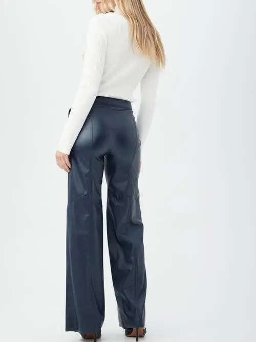 Trina Turk Driftwood Wide Leg Pants - Indigo