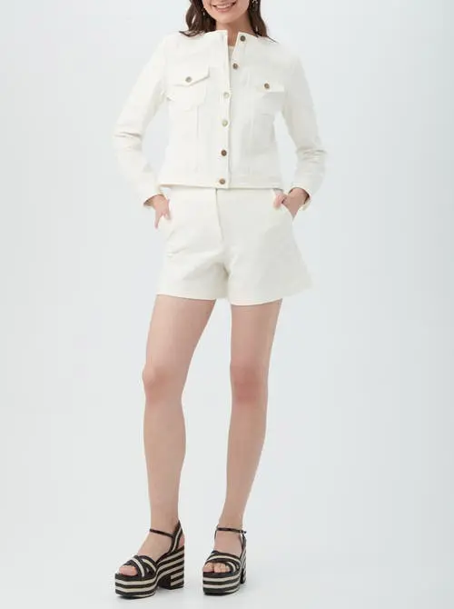Trina Turk Gail Jacket - Whitewash