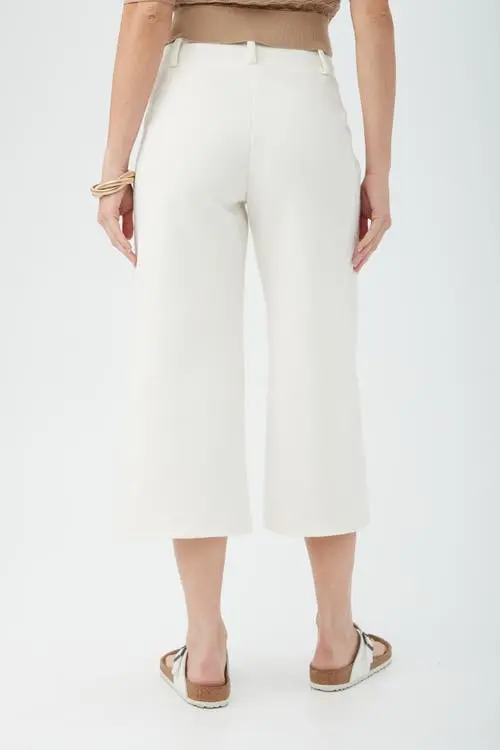 Trina Turk Patyn Wide Leg Pant - Whitewash