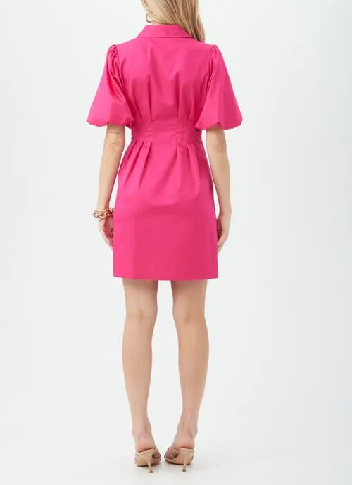 Trina Turk Galine Shirt Dress - Petal Pink