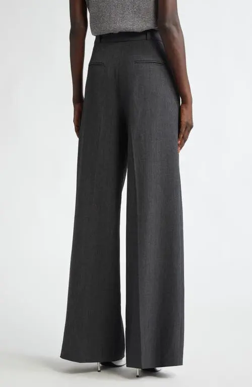 St. John Pinstripe Suiting Pants - Shadow