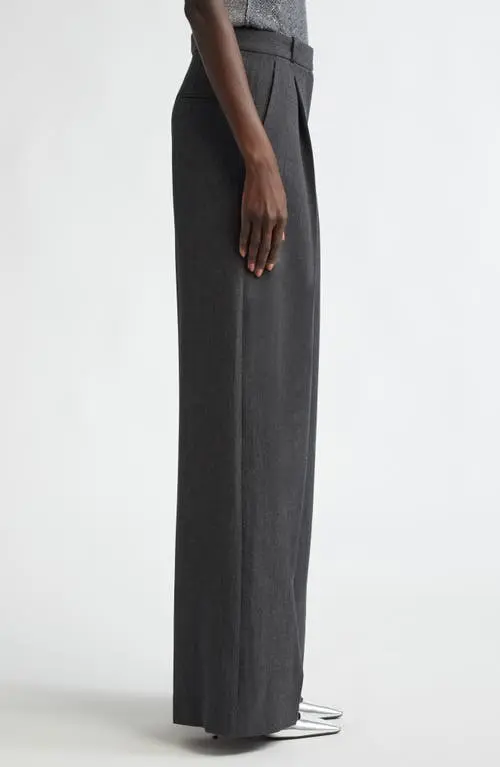 St. John Pinstripe Suiting Pants - Shadow