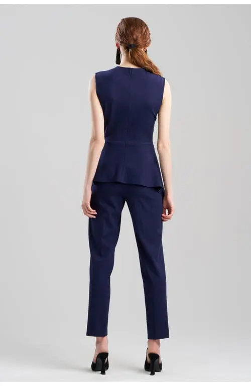 Natori Knit Peplum Top