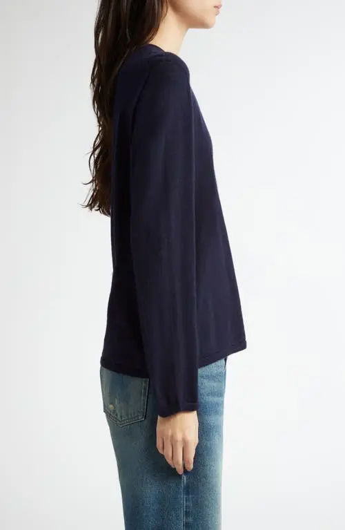 Johnstons Of Elgin Cashmere & Silk Crewneck Sweater