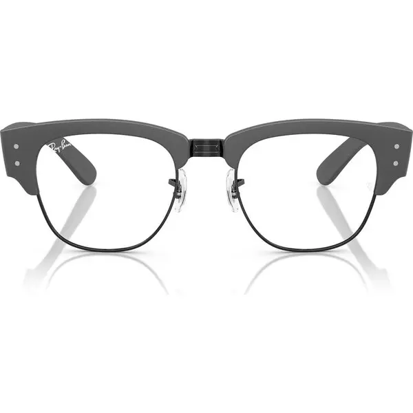 Ray-ban Liteforce Clubmaster Square Optical Glasses - Black Grey