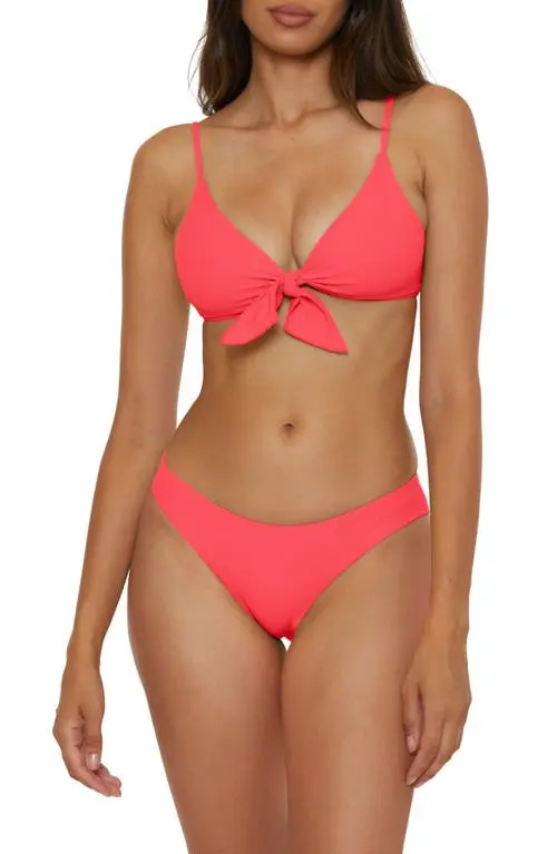 BECCA By Rebecca Virtue Modern Edge Hipster Bikini Bottom - Watermelon