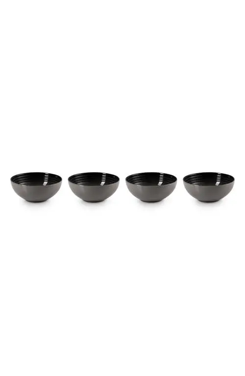 LE CREUSET Vancouver Set Of 4 Soup Bowls - Oyster