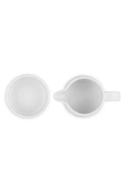 LE CREUSET Signature Sugar & Creamer Set - White