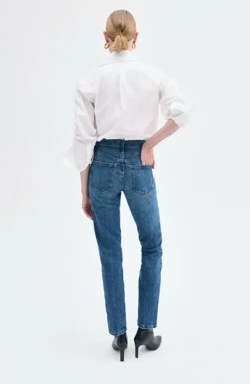 Co High-rise Tapered Leg Jean - Indigo