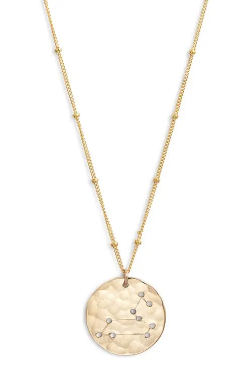 NASHELLE Constellation Pendant Necklace - Golf Fill Leo