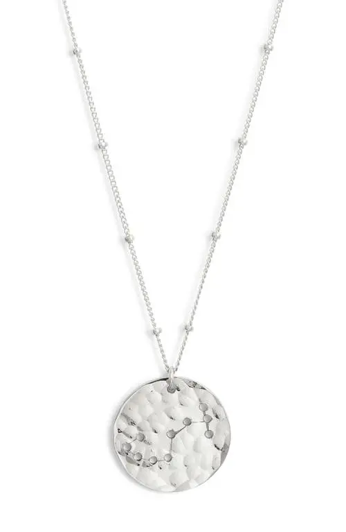 NASHELLE Constellation Pendant Necklace - Sterling Silver Scorpio