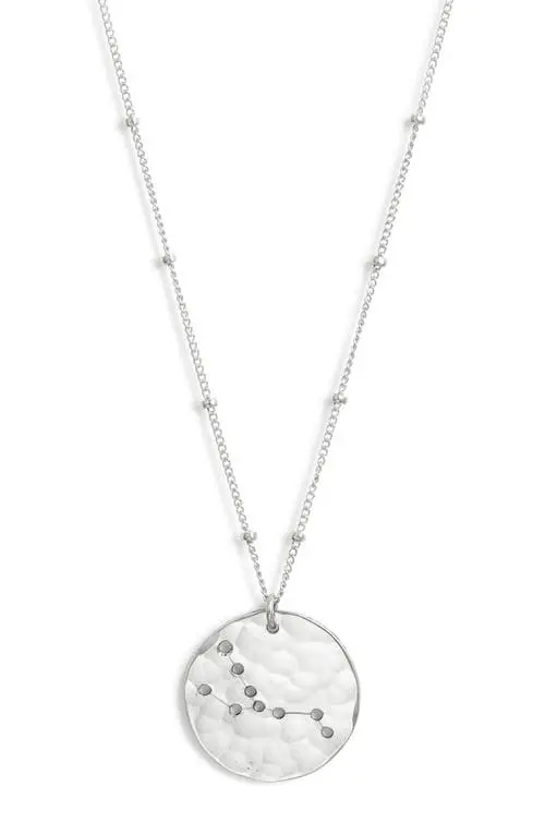 NASHELLE Constellation Pendant Necklace - Sterling Silver Taurus