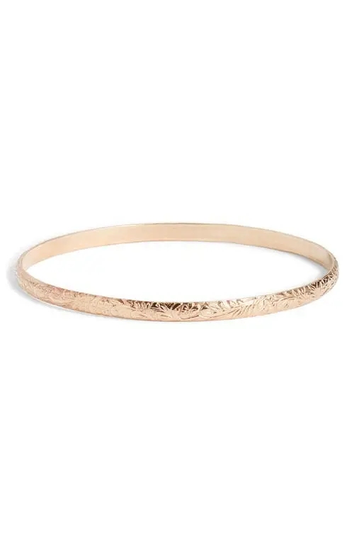 NASHELLE Flora Bangle - Gold Fill