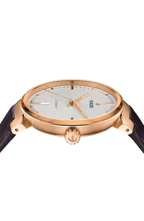 RADO Florence Automatic Leather Strap Watch