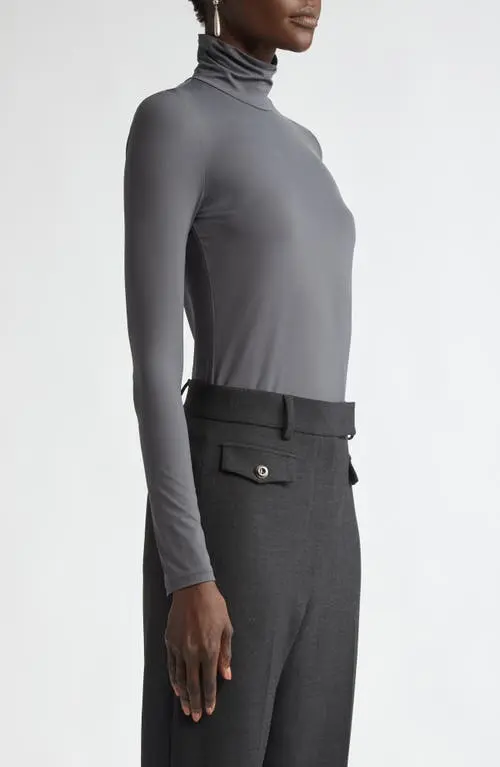 St. John Nuda Jersey Turtleneck Top