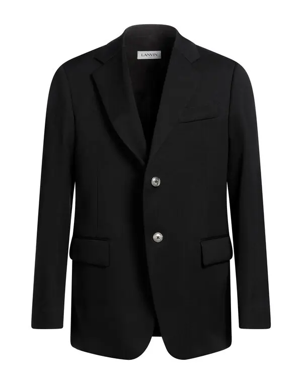 LANVIN Blazer Size Wool - Black