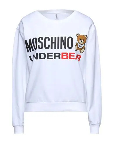 Moschino Cotton-blend Fleece Sweatshirt - White