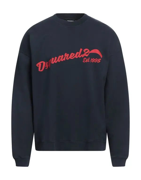 Dsquared2 Cotton-blend Sweatshirt - Navy