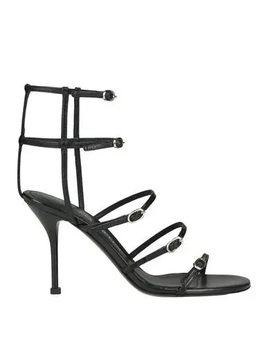 Alexander McQueen Leather Slingback Sandals
