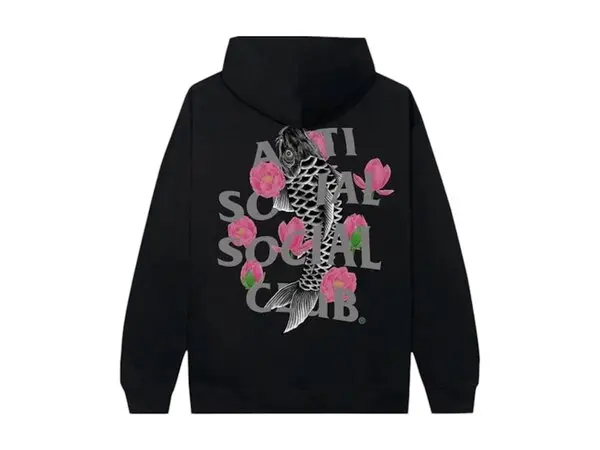 ANTI SOCIAL SOCIAL CLUB 3m Reflective Japanese Koy Pullover Hoodie