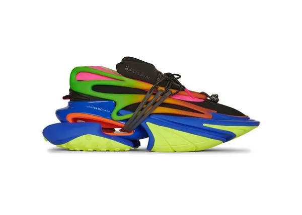 Balmain Unicorn Low-top Sneakers - Multicolor