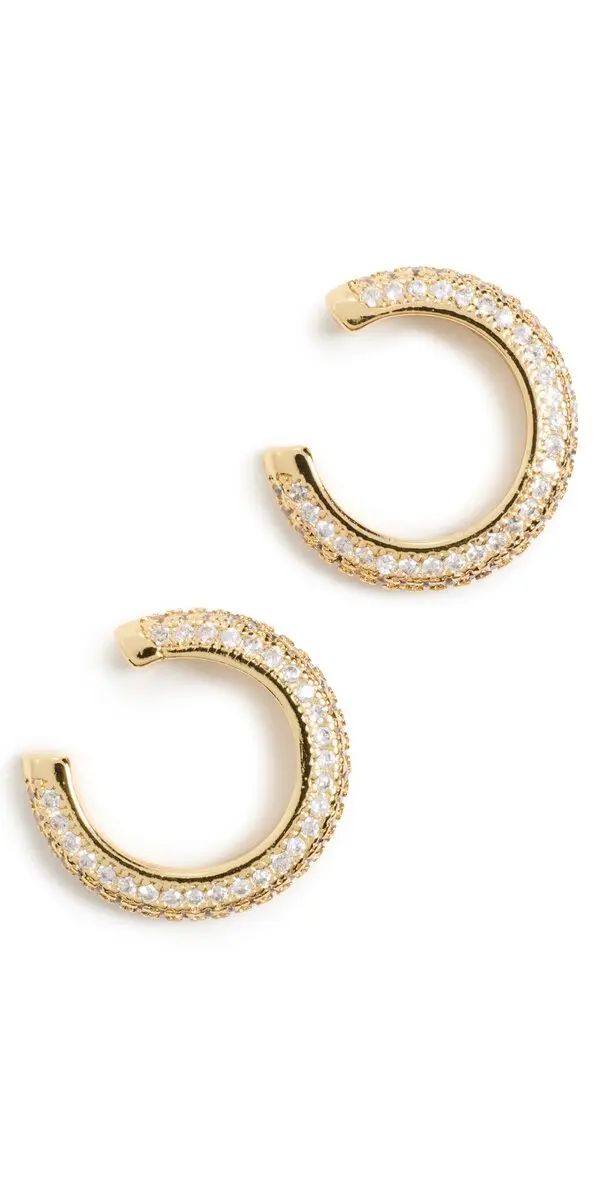 Shashi Micro Pave Ear Cuff Set