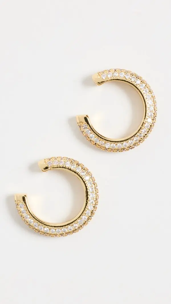 Shashi Micro Pave Ear Cuff Set