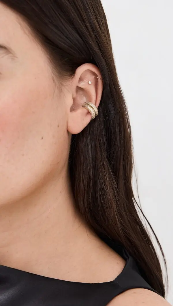 Shashi Micro Pave Ear Cuff Set