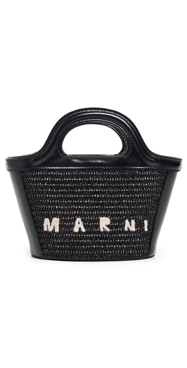 Marni Tropicalia Micro Tote - Black
