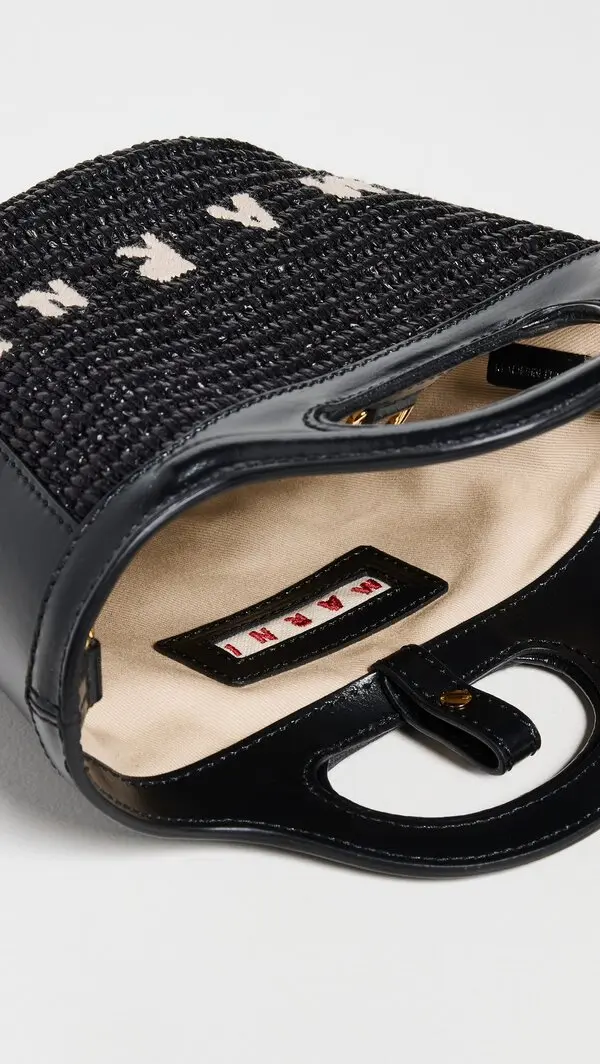 Marni Tropicalia Micro Tote - Black