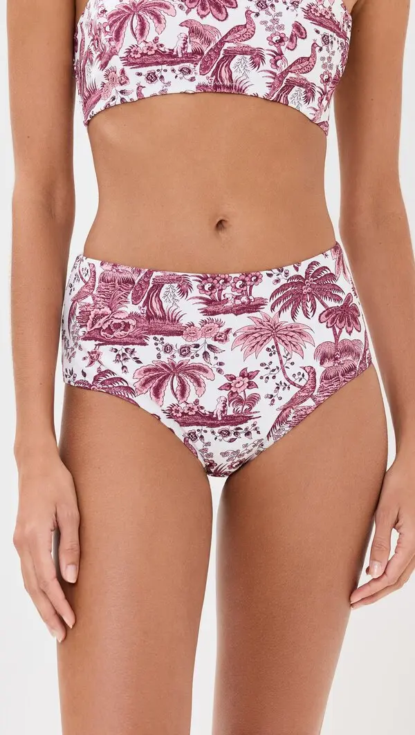Staud Devon High-rise Bikini Bottom