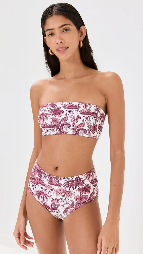 Staud Devon High-rise Bikini Bottom