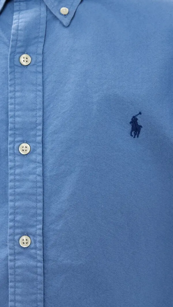 Polo Ralph Lauren Classic Fit Garment Dyed Oxford Shirt - Bastille Blue