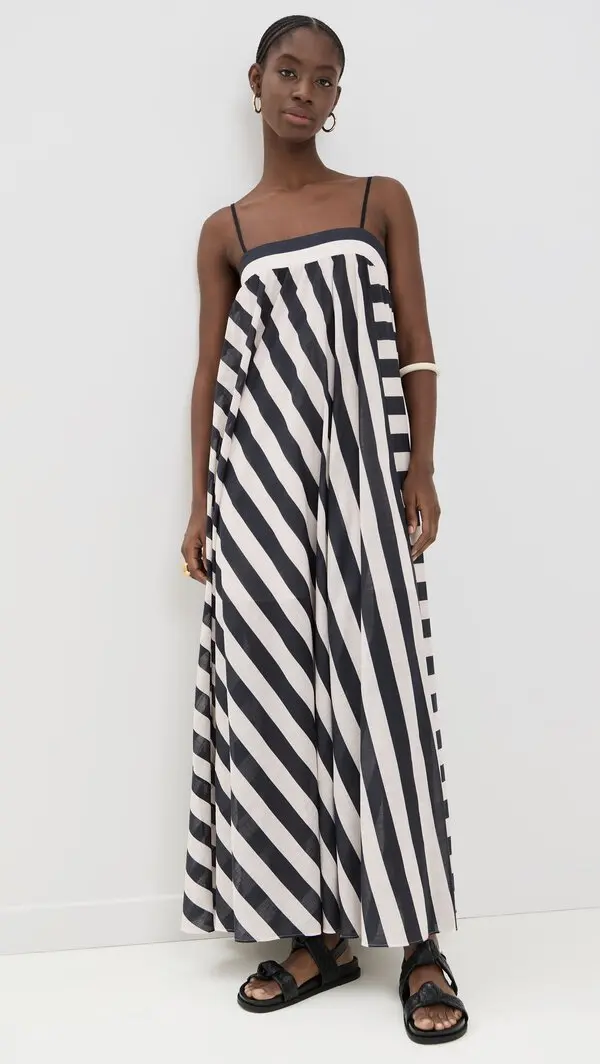chinese dress ladies Essential Striped Maxi Dress – VICI