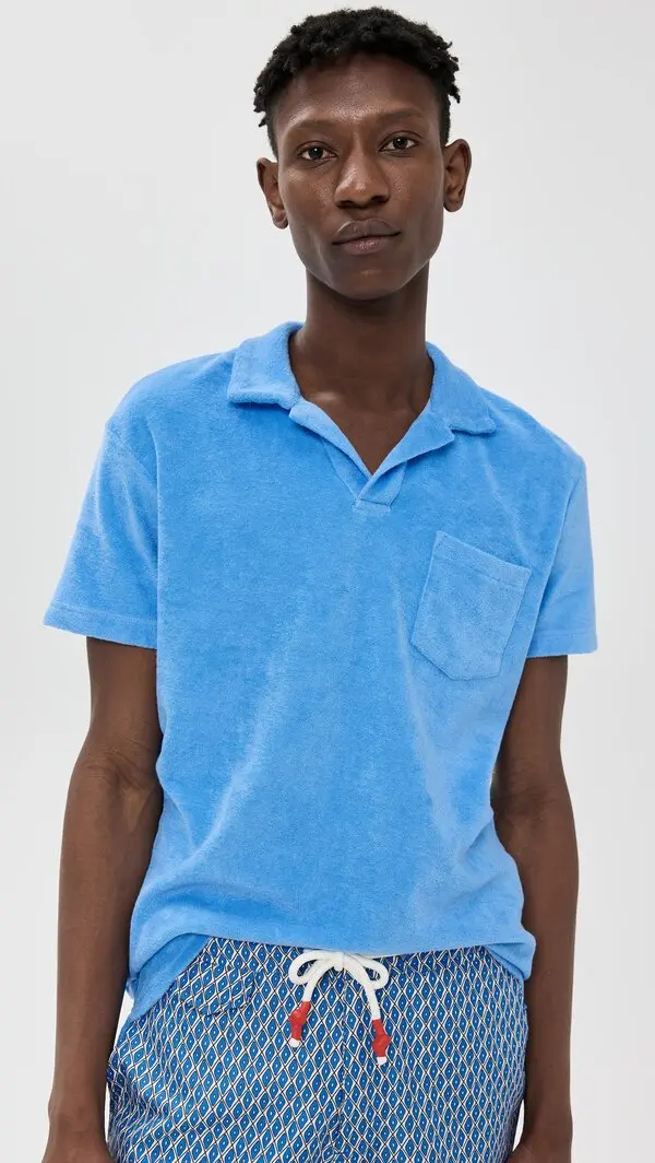 Orlebar Brown Terry Polo - Riviera