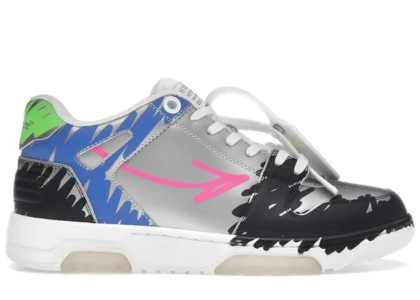 Off-White Out Of Office Low Top Sneakers - Black/pink