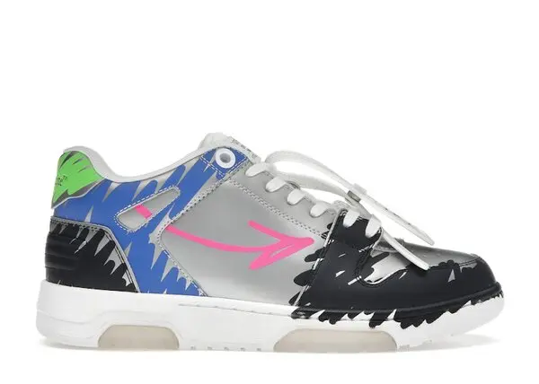 Off-White Out Of Office Low-top Sneakers - Black/pink