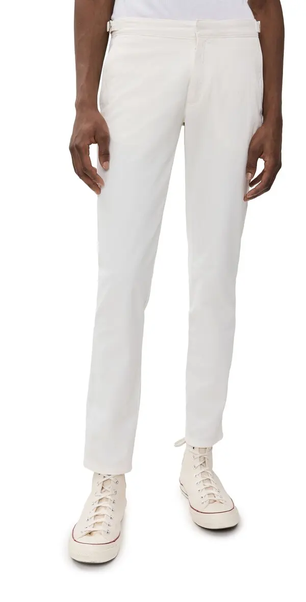 Orlebar Brown Fallon Stretch Cotton Trousers - Sea Mist