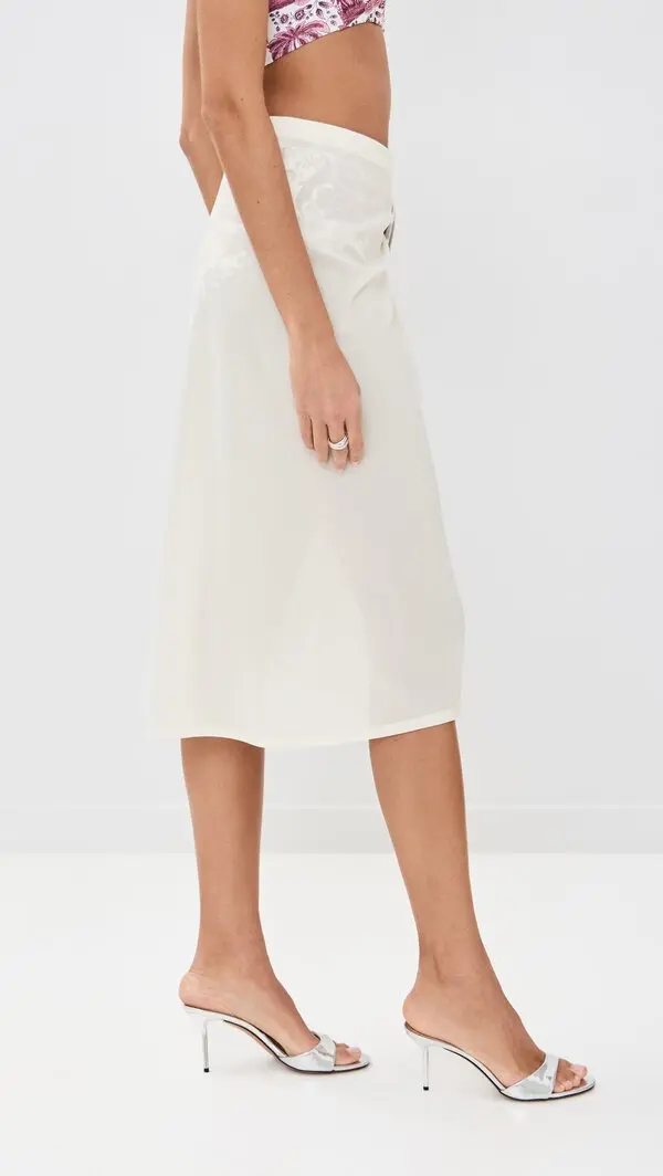 Staud Chiara Skirt - White