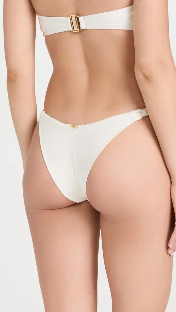 PatBO Jersey Sands Braided String Bikini Bottom
